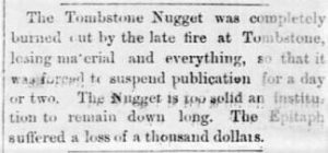 Tombstone 1882 - The Real Story of the Town Too Tough to Die!