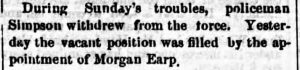 Morgan Earp - Assassinated in Tombstone AZ - Life & Death