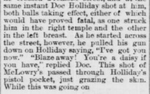 You're a Daisy If You Do. What does Doc Holliday mean when he says it?