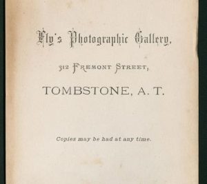 Camillus Fly - Wild West Photography Icon of Tombstone AZ